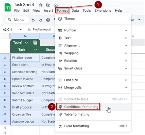 Google Sheets Conditional Formatting If Another Cell Contains Text - Excel Insider