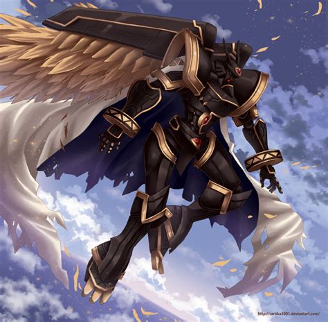 Sartika On Tumblr Alphamon Ouryuken But Forgot To Add His Blade