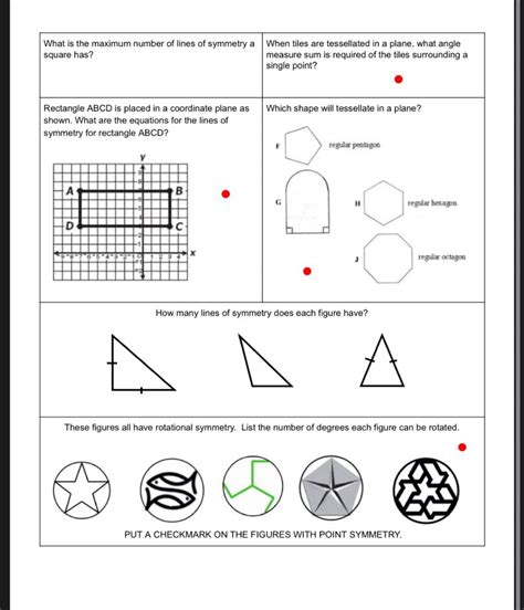 Solved How Many Lines Of Symmetry Does Each Figure Have Chegg