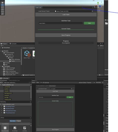 UI Builder Flex Expand Grow Ask GameDev Tv