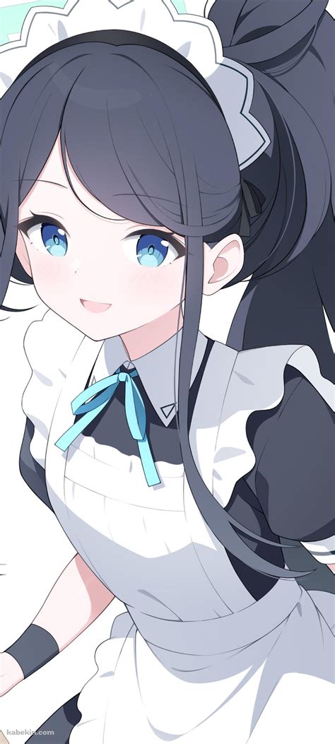 箒を持つメイド姿の天童アリス ブルーアーカイブのandroid用のスマホ壁紙1080 X 2400 壁紙キングダム