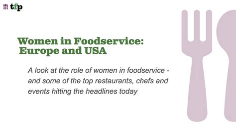Women In Culinary Industry