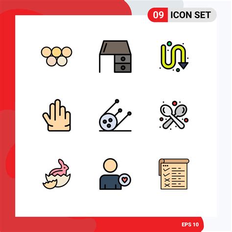 Set Of 9 Modern Ui Icons Symbols Signs For Shuttle Three Office