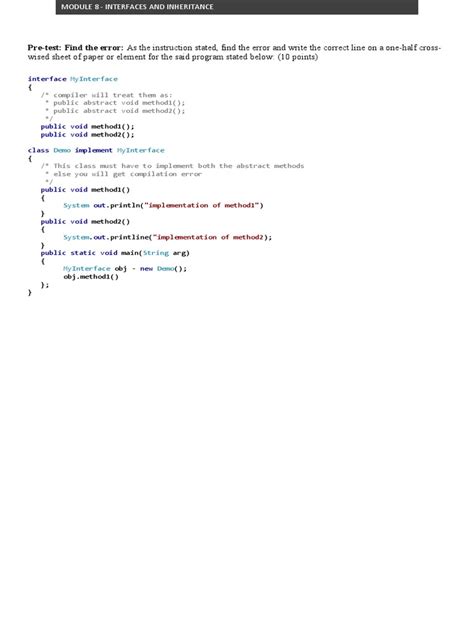 2 Computer Programming Module 8 Pdf Inheritance Object Oriented