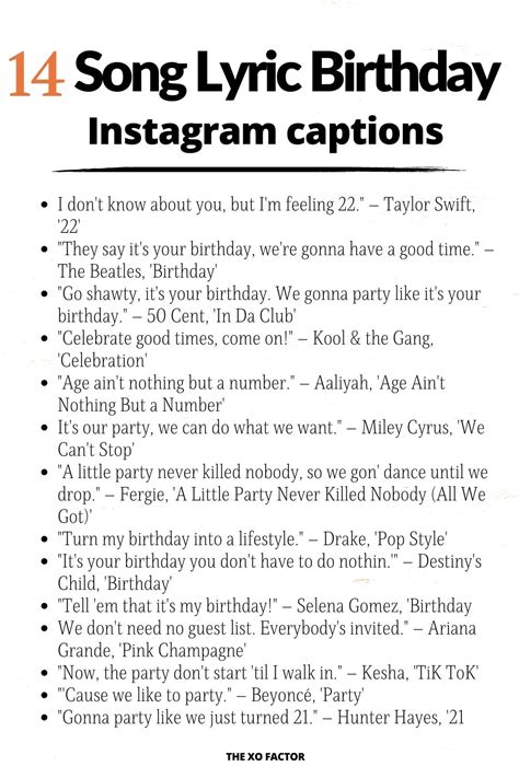 200 Interesting Birthday Captions For Instagram The Xo Factor