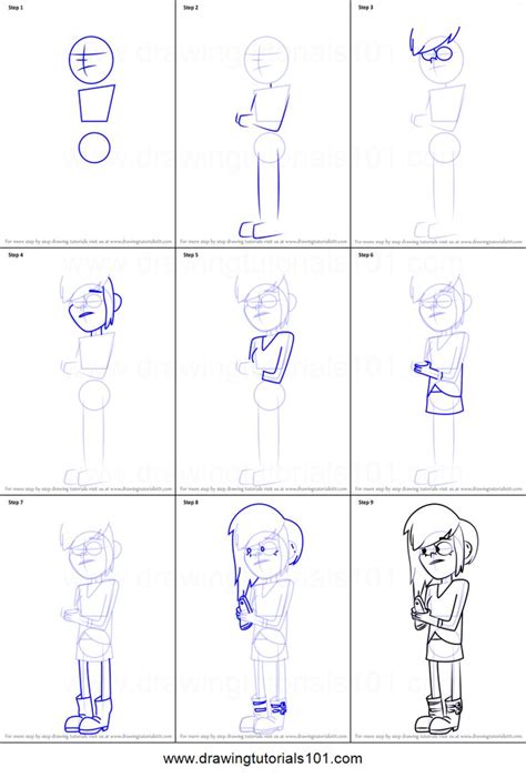 How To Draw Tambry From Gravity Falls Gravity Falls Step By Step