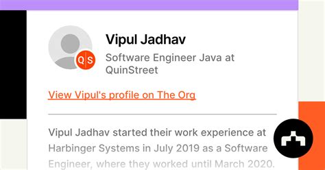 Vipul Jadhav Software Engineer Java At Quinstreet The Org