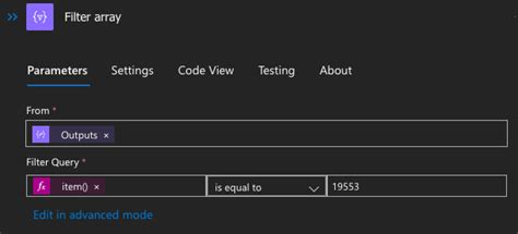 Issue With Filter Array Action Filter Query Not Rendered Correctly