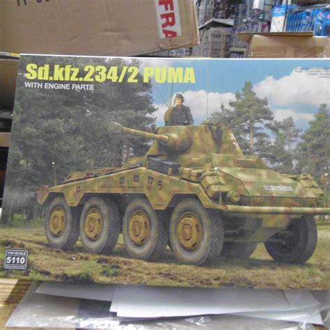 Ryefield Models 5110 Sdkfz2342 Puma With Engine Parts Uk Model