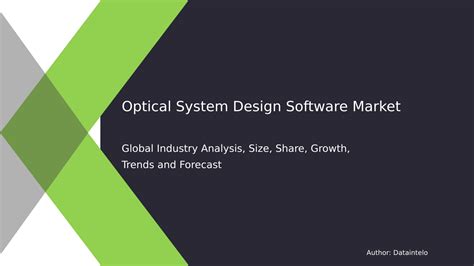 Optical System Design Software Market Report Global Forecast From