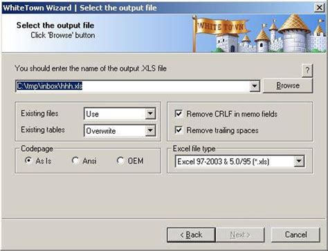 dbf to xls excel converter download