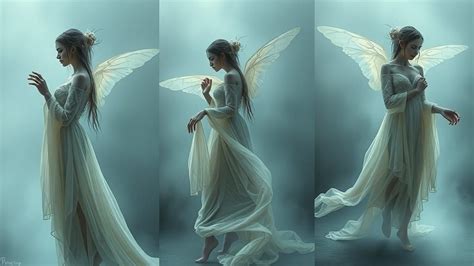 Woman Ghost Character Model Sheet Ghostly Woman In Whimsic