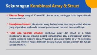 Dasar Dasar Pemrograman Array Struct PPT