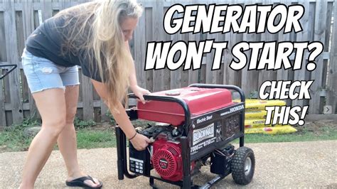 Generator won't start? No fire? How to bypass the oil sensor switch on any Honda, Briggs, etc ...