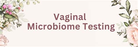 Vaginal Microbiome Test Happy Hormone Clinic