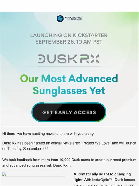 Ampere Launch Date Premium Smart Glasses With Electronic Tint Control