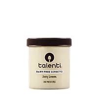Talenti Dairy Free Sorbetto Zesty Lemon 1 Pint Vons