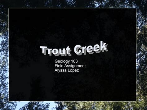 Field Assignment Ppt