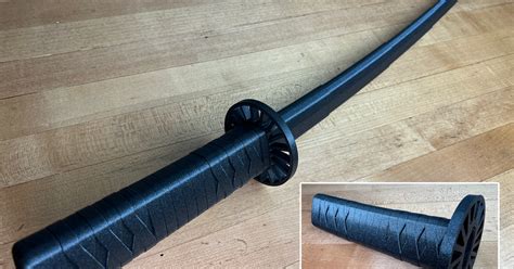 3d Printed Collapsible Katana Sword Samurai Style Foldable Ninja