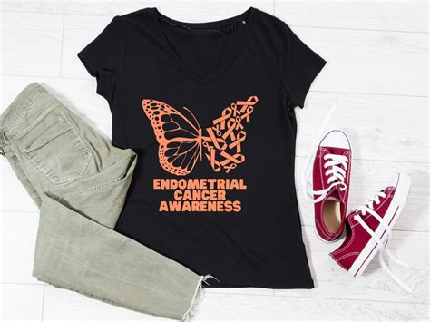 Endometrial Cancer Awareness Svg Png Etsy