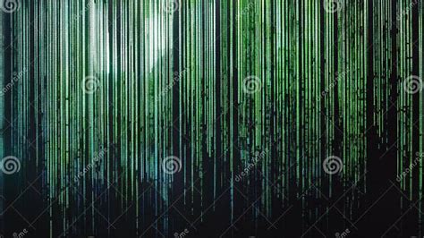Binary Code Visualization That Evolves Into Flowing Calligraphy With