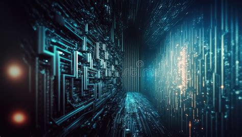 Artificial Intelligence Machine Learning Deep Data Analysis Stock