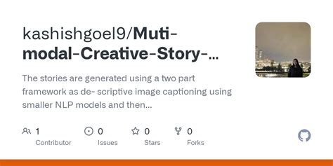 Muti Modal Creative Story Generation From Images Using Captioning