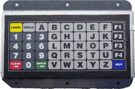 Wu000722 000 5x9 Alpha Numeric Keypad Assembly