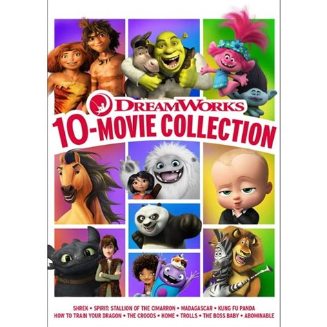 Free Shipping Sds Dreamworks 10 Movie Adventure Collection Dvd