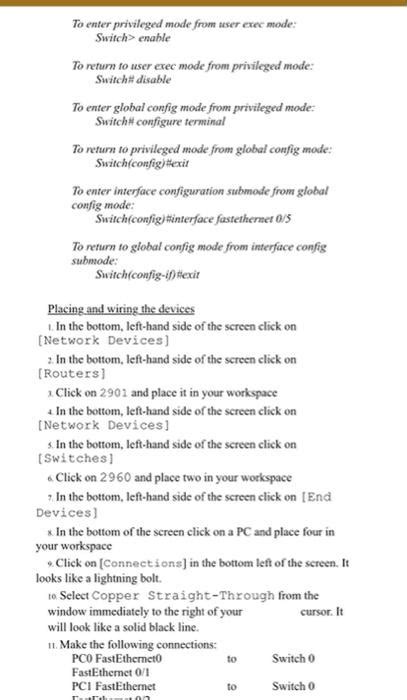 Solved VLAN Lab Purpose In This Lab We Are Going To Use A Chegg Com