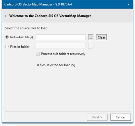 OS VectorMap Manager