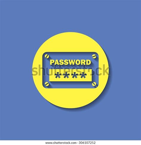 Password Input Ui Window Stock Vector Royalty Free 306107252