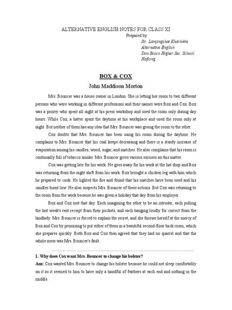 box and cox pdf
