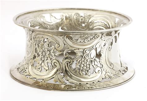 Lot 34 A Silver Potato Ring