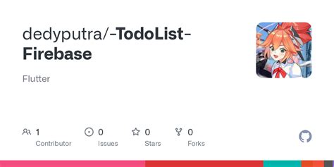 github dedyputra todolist firebase flutter
