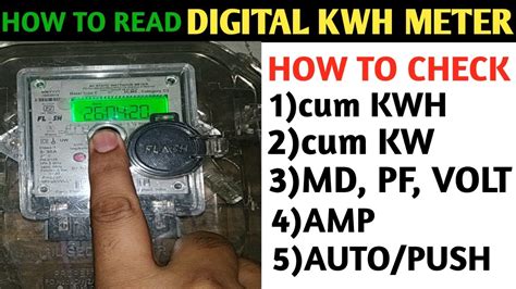 electric meter reading