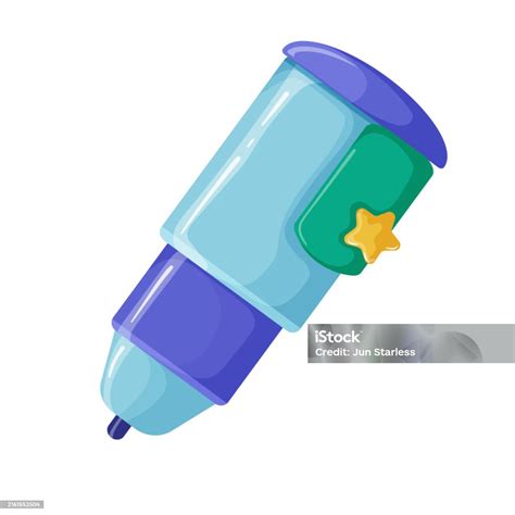 만화 학교 볼펜 귀여운 문구류 학교와 직장을 위한 신학용품 및 사무용품으로 돌아갑니다 필기 도구 문구 도구 Education 속성 0명에 대한 스톡 벡터 아트 및 기타