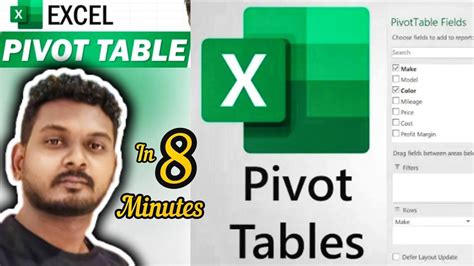 Excel Pivot Table Tamil Easy Pivot Table Tutorial For Beginners