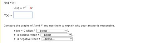 Solved Find F X F X Ex X F X Compare The Chegg Com