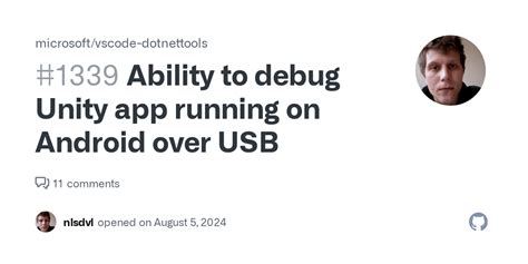 Ability To Debug Unity App Running On Android Over Usb · Issue 1339 · Microsoftvscode