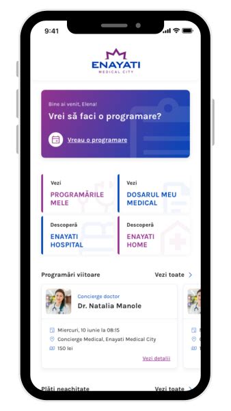 Aplicatia My Emc Enayati Medical City