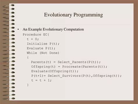 Ppt Evolutionary Programming Powerpoint Presentation Free Download Id827000