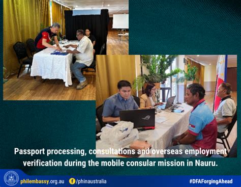 Ph Embassy Meets Filipino Community In Nauru Provides Consular