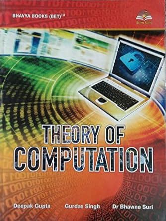 Buy THEORY OF COMPUTATION BHAVYA BOOKS Book Online At Low Prices In India THEORY OF