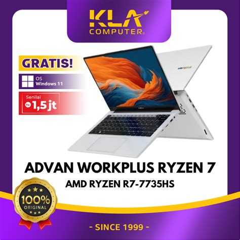 Jual Advan Work Plus Ryzen Hs Gb Ssd Gb W Shopee Indonesia