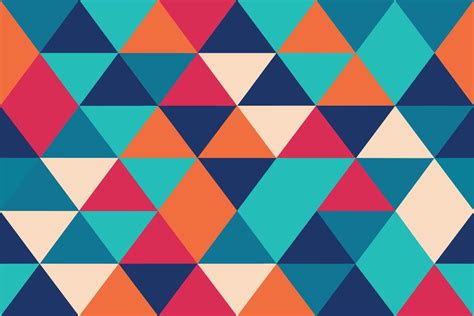 Abstract Geometric Triangle Seamless Pattern 41446548 Vector Art At Vecteezy