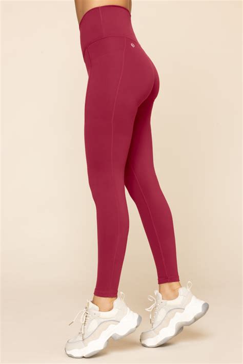 Crisscross Hourglass® Legging With Pockets Ruby Popflex®