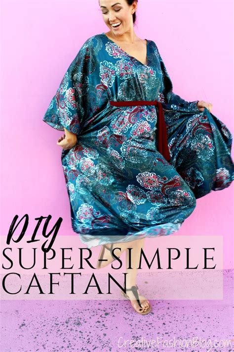 Easy Diy Caftan Dress Tutorial For Spring Creative Fashion Blog