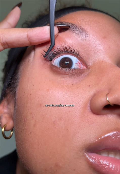 Easy Diy Lash Application With Cofier Self Adhesive Lashes Tiktok