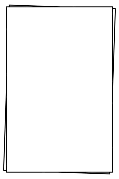 Premium Vector Simple Black Border Frame Vector Design